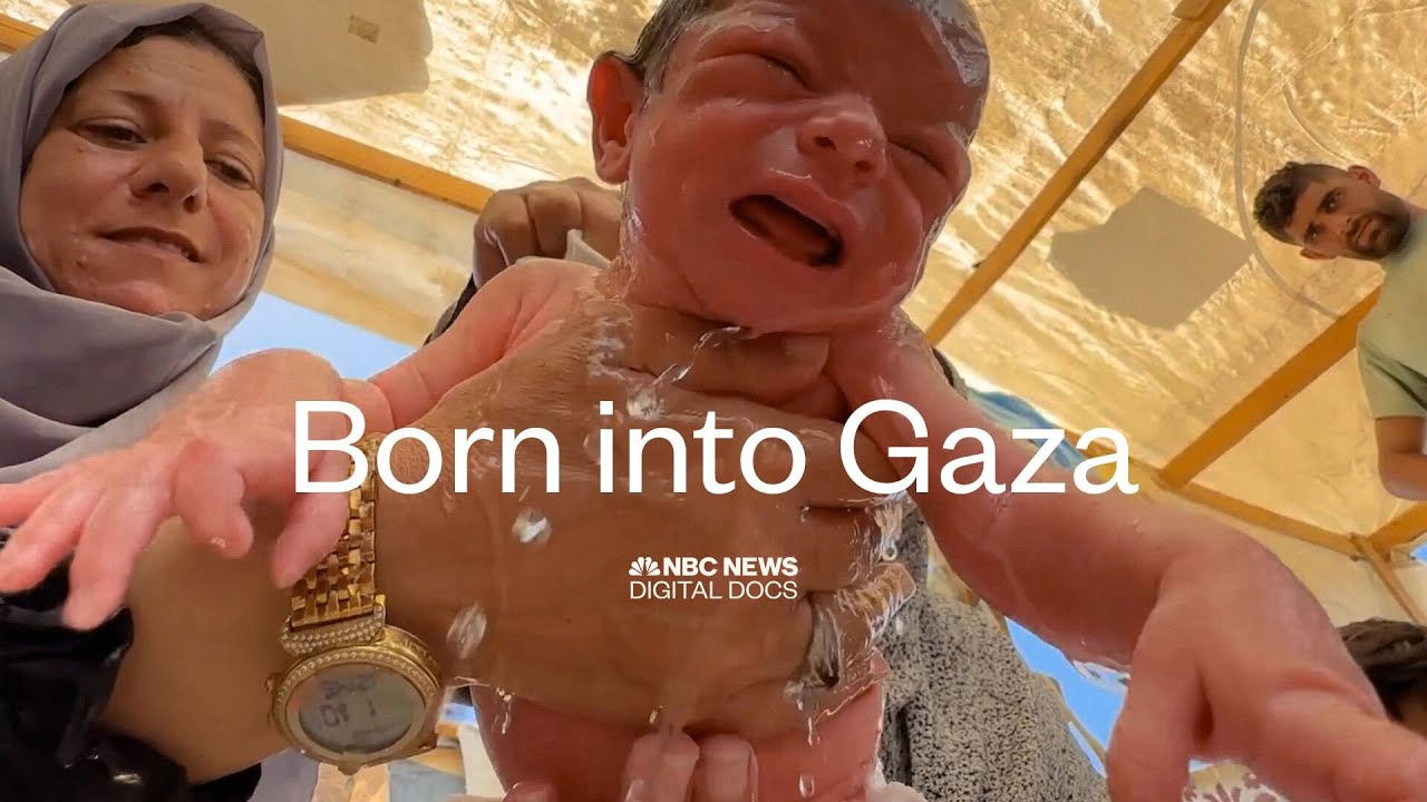 Born into war: Babies are an unstoppable force in Gaza - YouTube