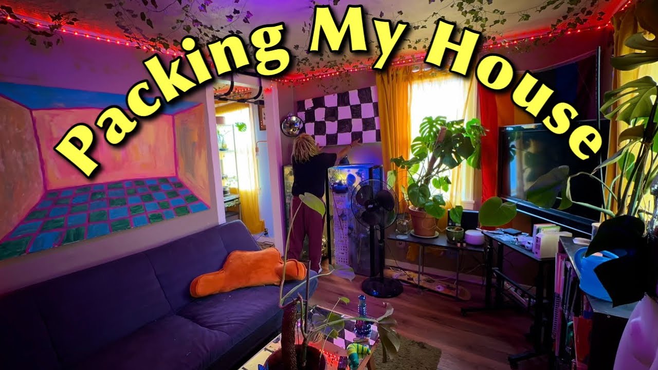 Packing My 3bdrm House To Move Into A 85 sq ft Tiny House - YouTube