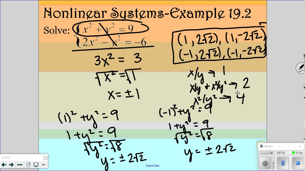 Saxon Pre Calc Lesson 19 - YouTube