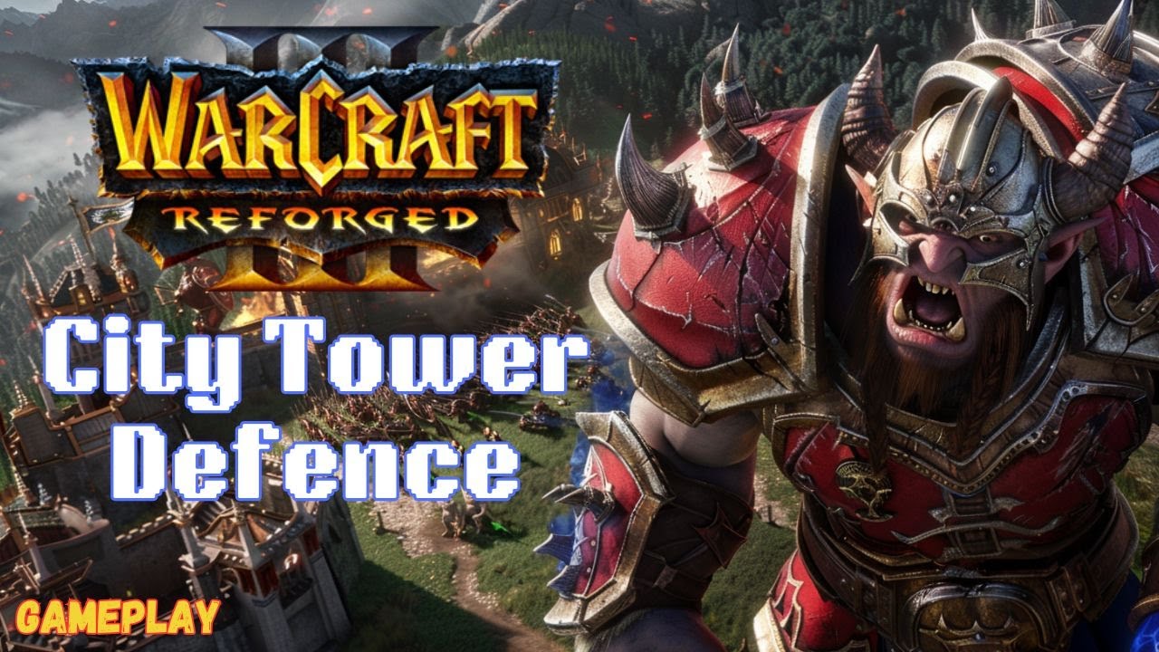 WARCRAFT 3 Reforged: ULTIMATE City Tower Defence BATTLE Royale! - YouTube