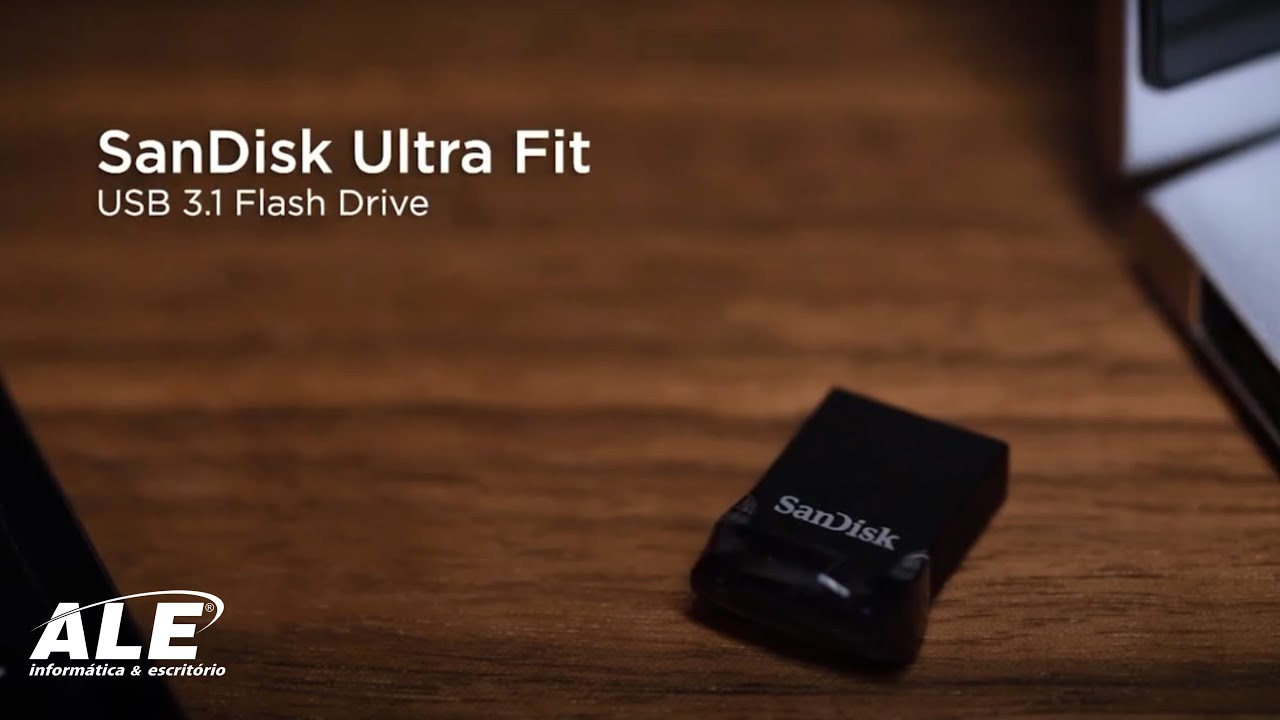 Pen Drive Ultra Fit SanDisk - YouTube