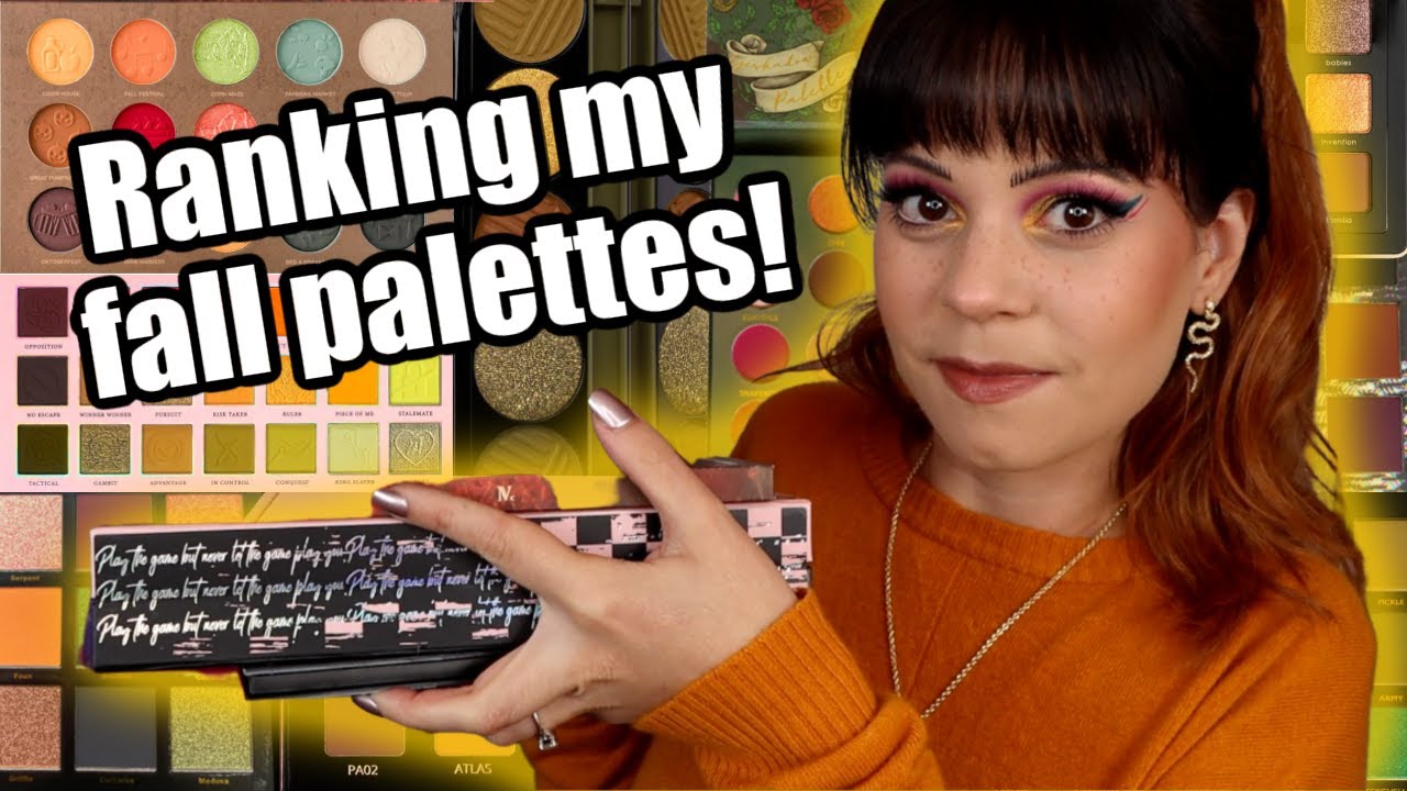 Ranking the best fall palettes in my collection! - YouTube