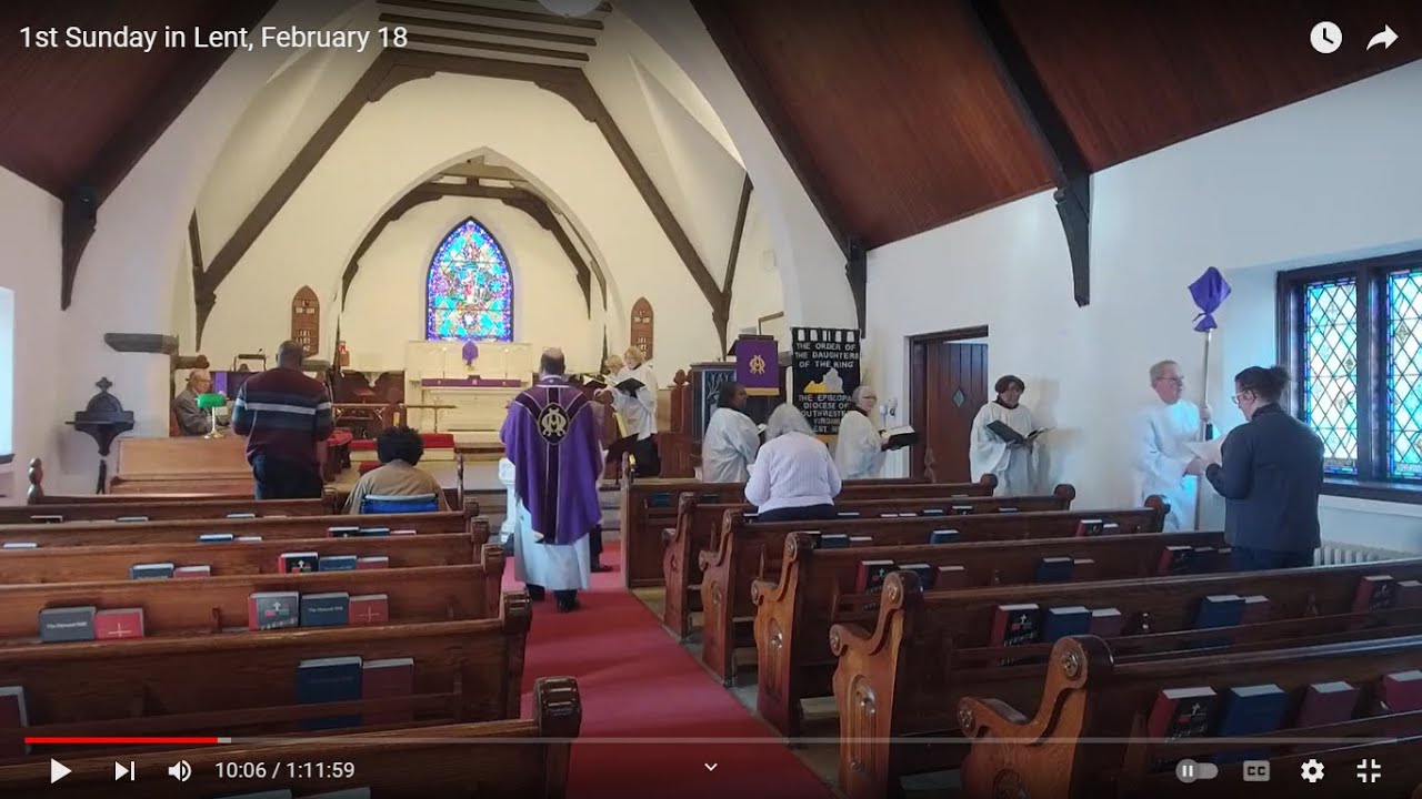 1st Sunday in Lent, February 18 - YouTube