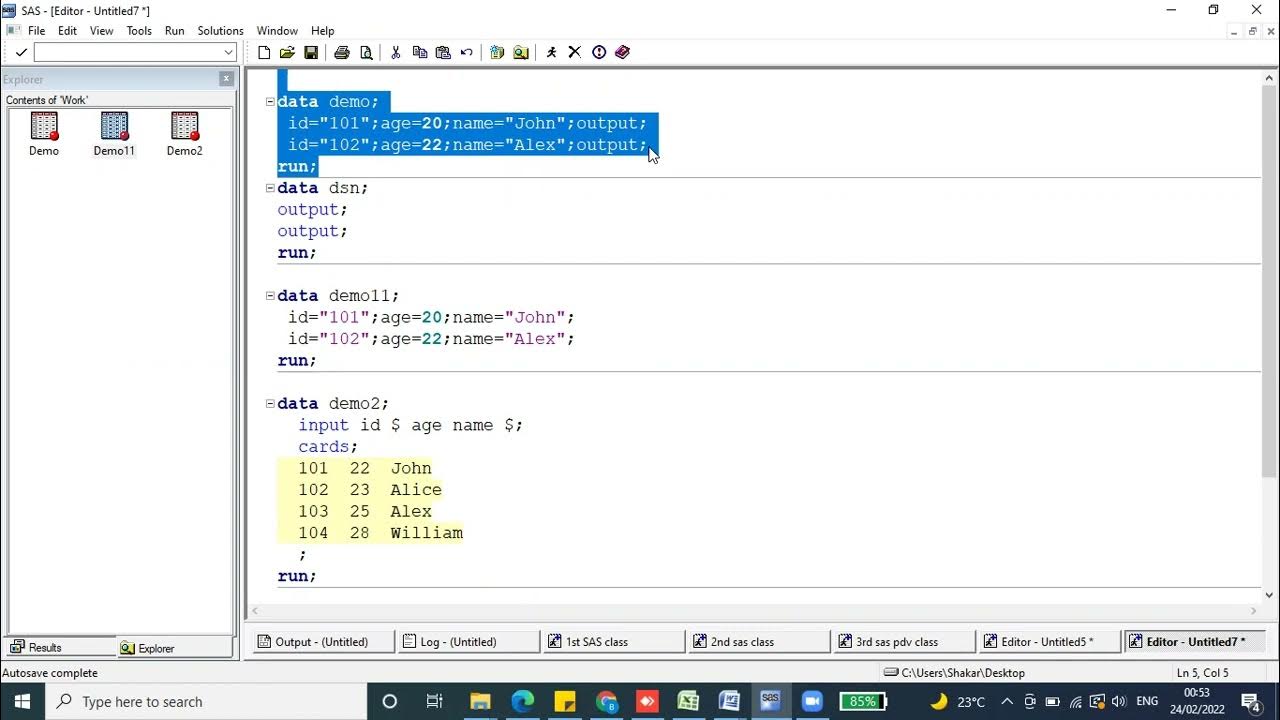 BASE SAS class 4|| 4th pdv format || #sas #CLINICALSAS #BASESAS #SAS ||ZERO TO HERO |CADAVUKO ...