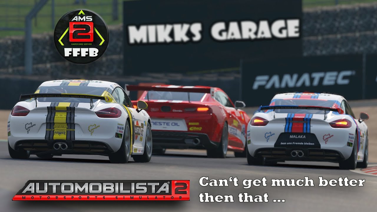 AMS 2 GT4 AI battlin finally workin ?!?! 4 Laps closest BrandsHatch ...