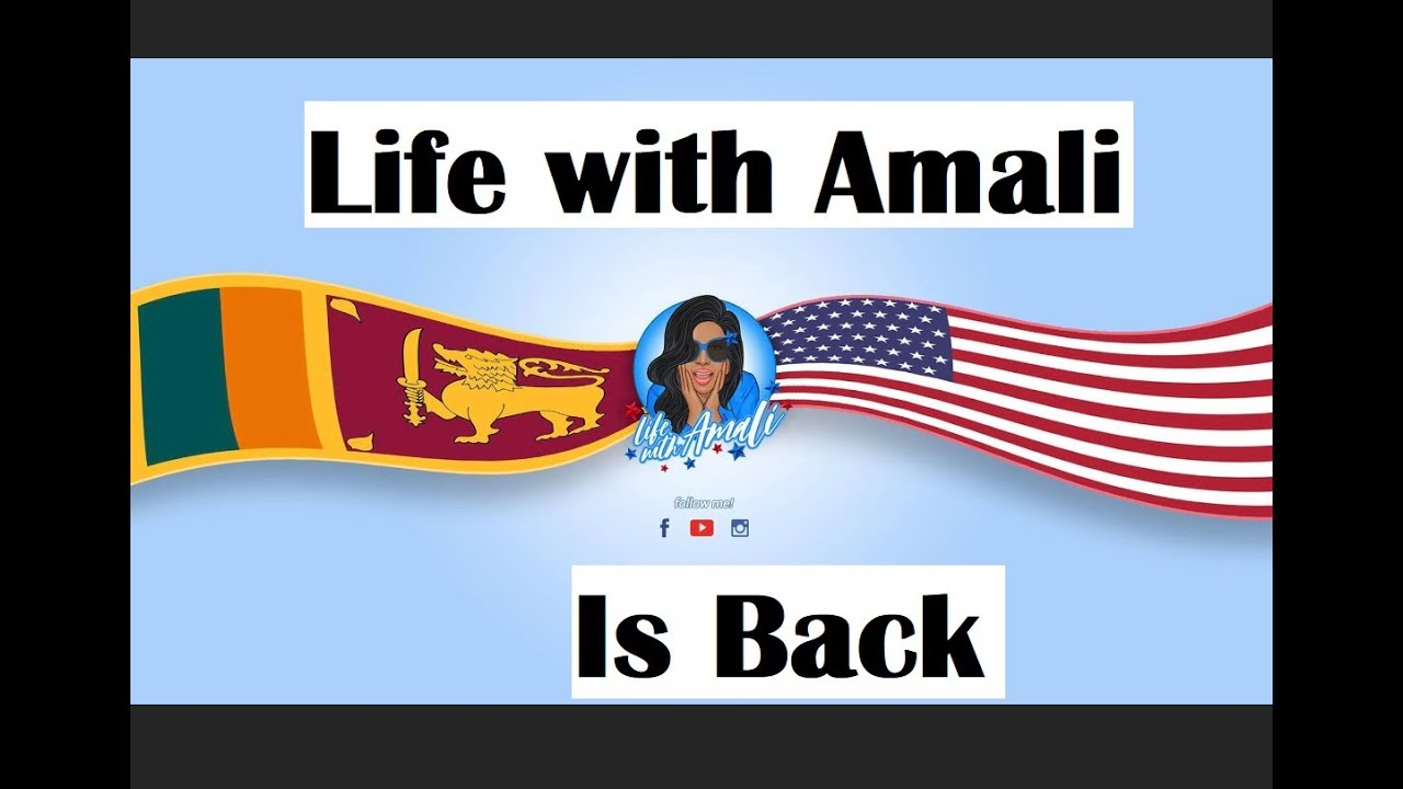 Life with Amali is back - I am back in the new year with new episodes ...