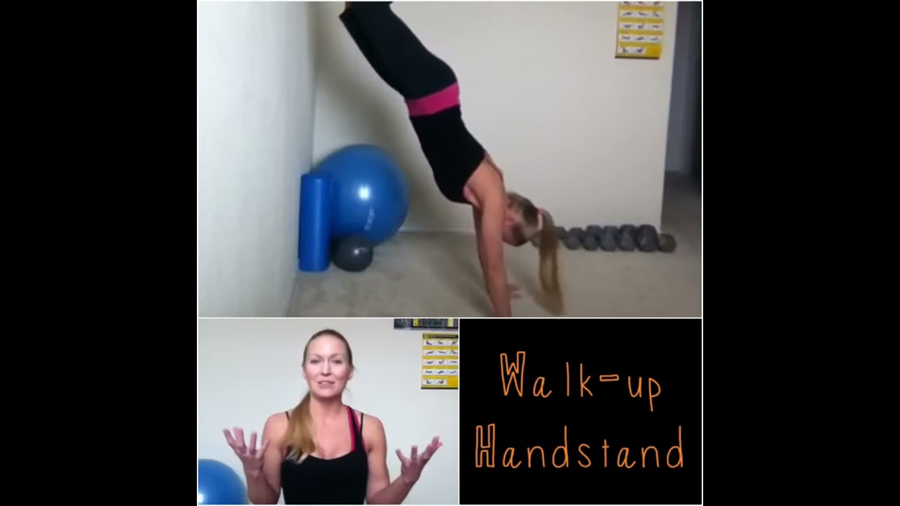 Walk-up Wall Handstand - YouTube