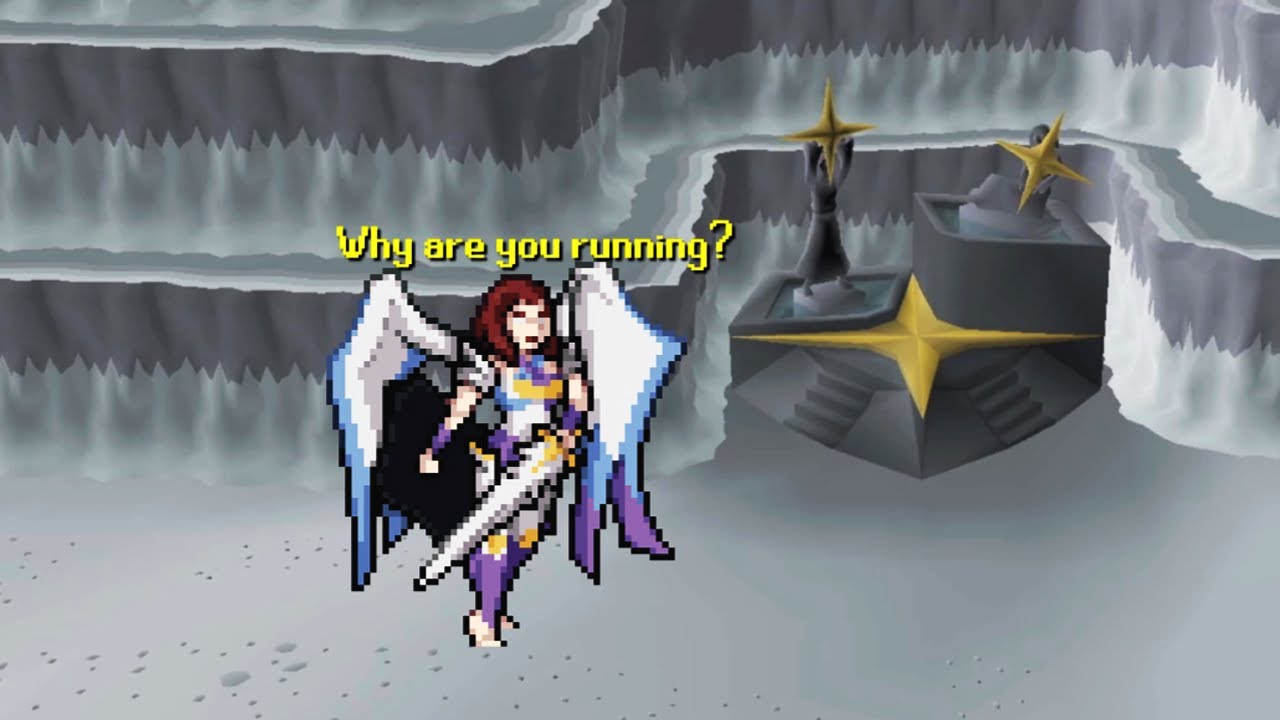 (OSRS) OldSchool RuneScape - Zilyana Sprite Animation Boss Fight - YouTube