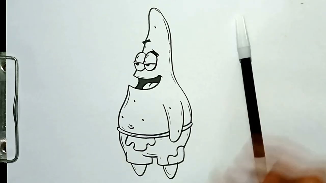 Patrick Star Writing