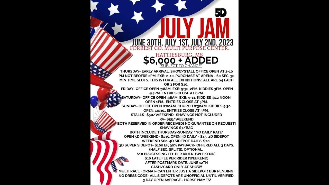 SATURDAY - JULY JAM 2023 - YouTube