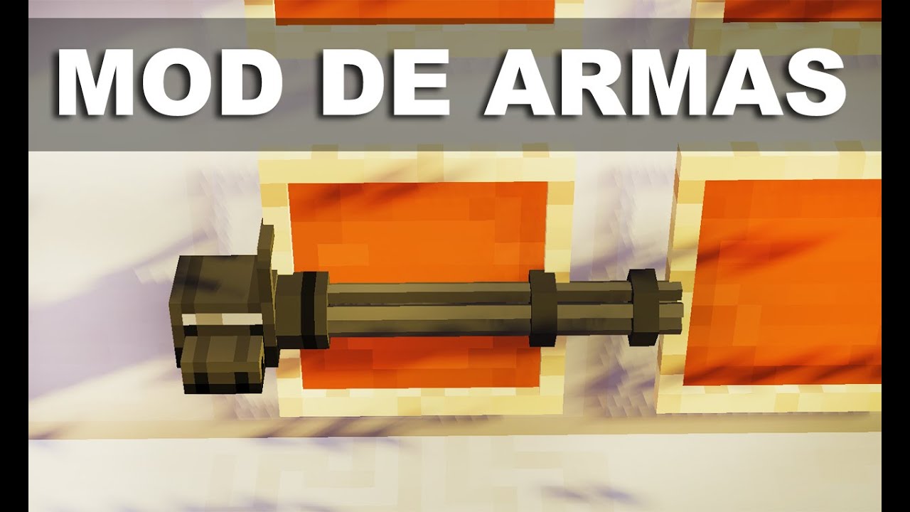 Minecraft MOD de ARMAS MODERNAS download - YouTube