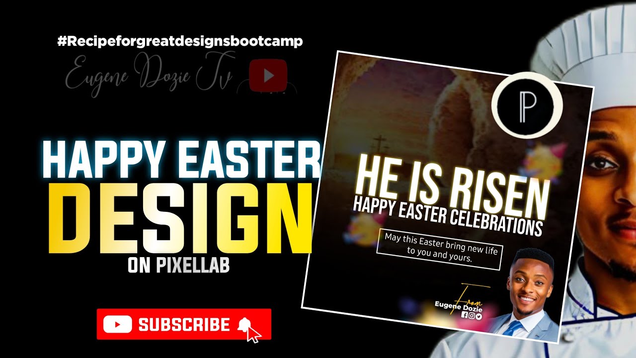AMAZING! EASTER CELEBRATION FLIER DESIGN ON PIXELLAB , HOW TO CREATE A ...