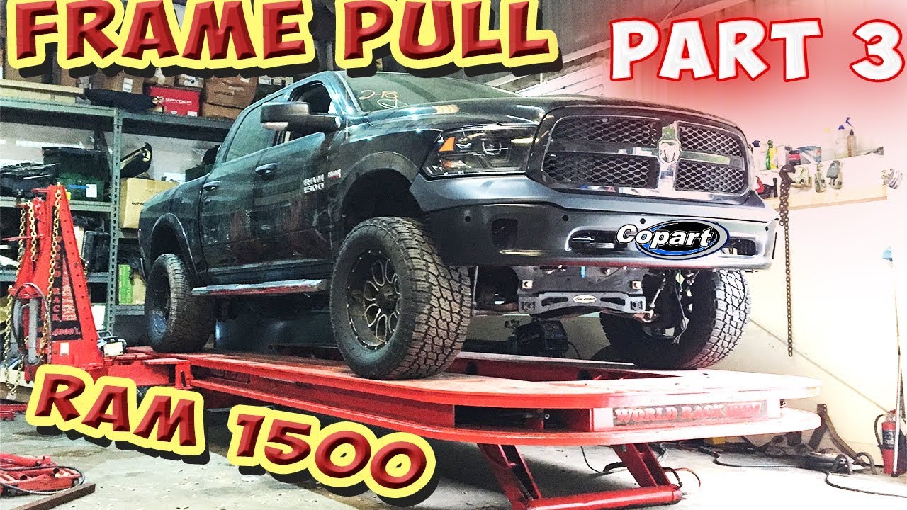 Rebuilding Wrecked 16 Dodge RAM First Framework (Part 3) - YouTube