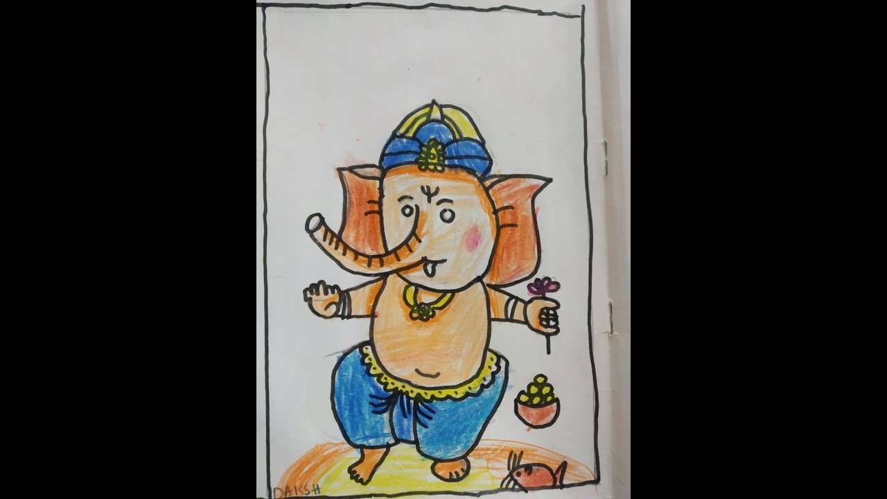 Junior Category drawing and coloring by Daksh 6 years at CHERISH HOBBY ...