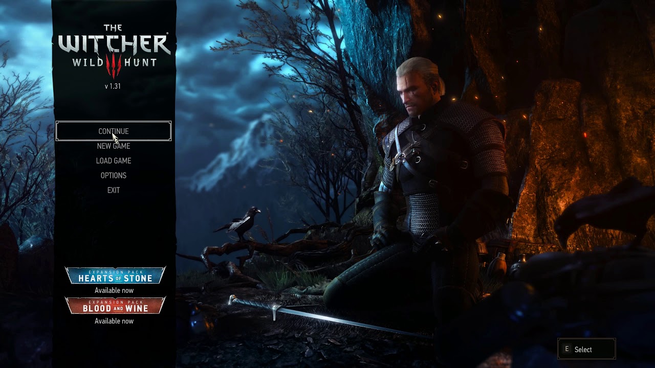 The Witcher 3: Main menu theme - YouTube