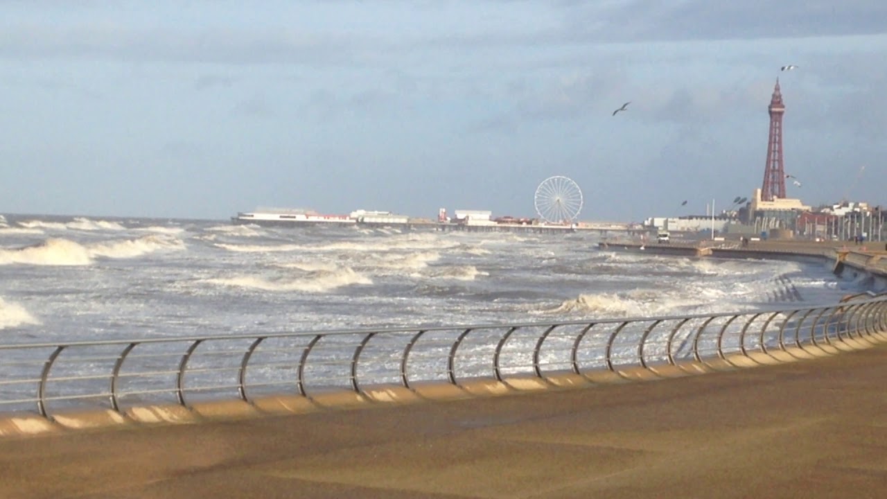 Storm Alert Blackpool 22/2/20 - YouTube