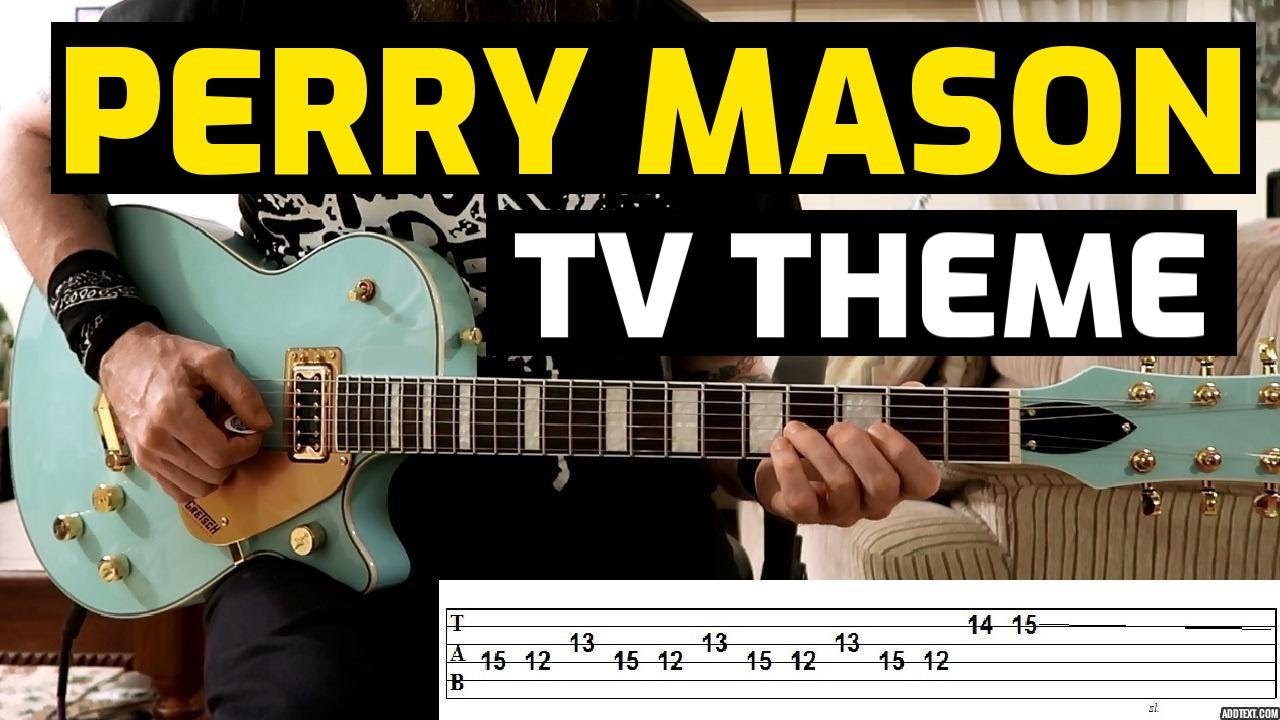 Perry Mason [TV Theme] - with tabs & chords - YouTube
