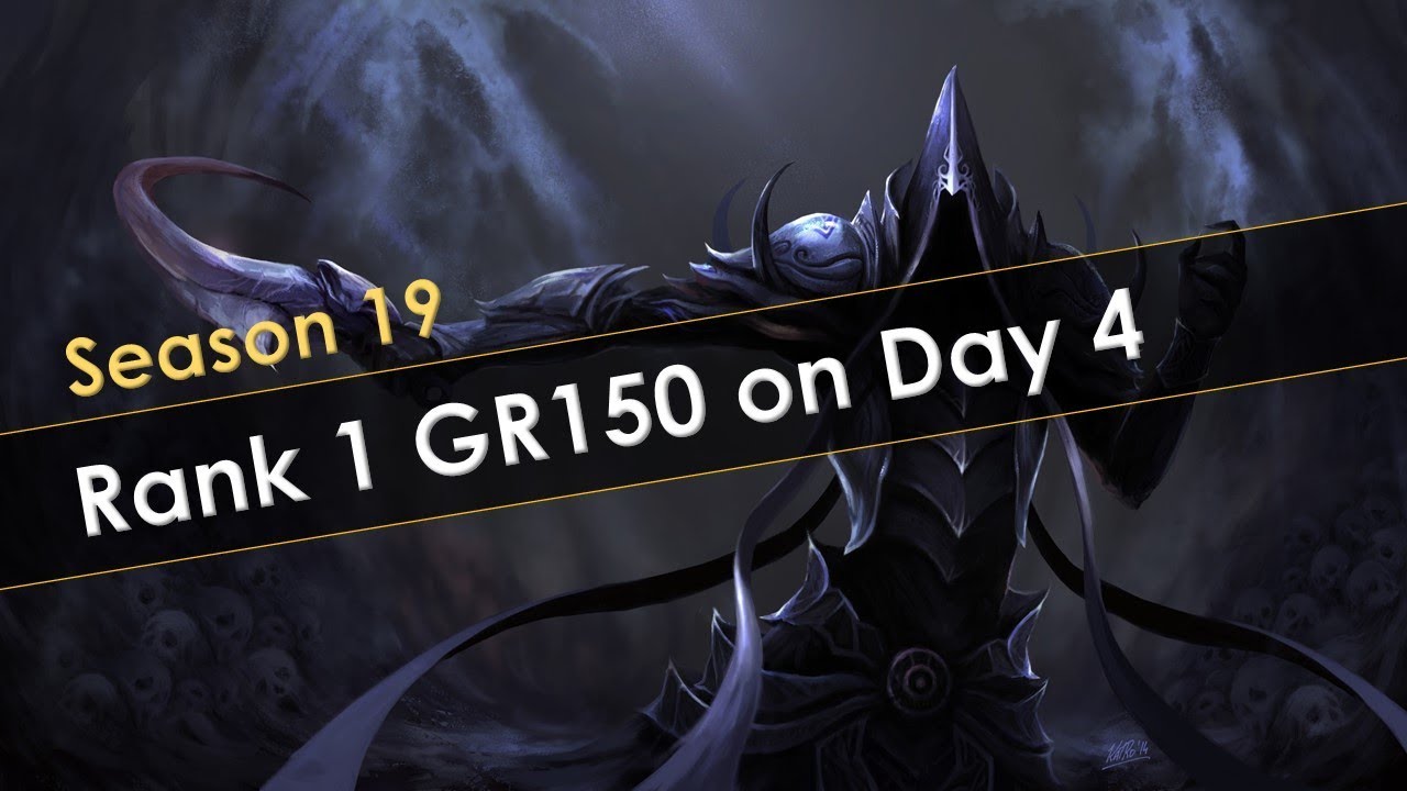 Diablo 3 Rank 1 GR150 Clear on Day 4 of Season 19 - YouTube