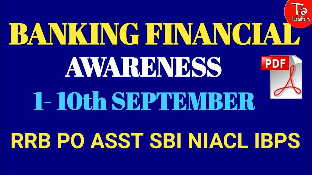 September banking awareness 2021|banking awareness september|Rrb po ...