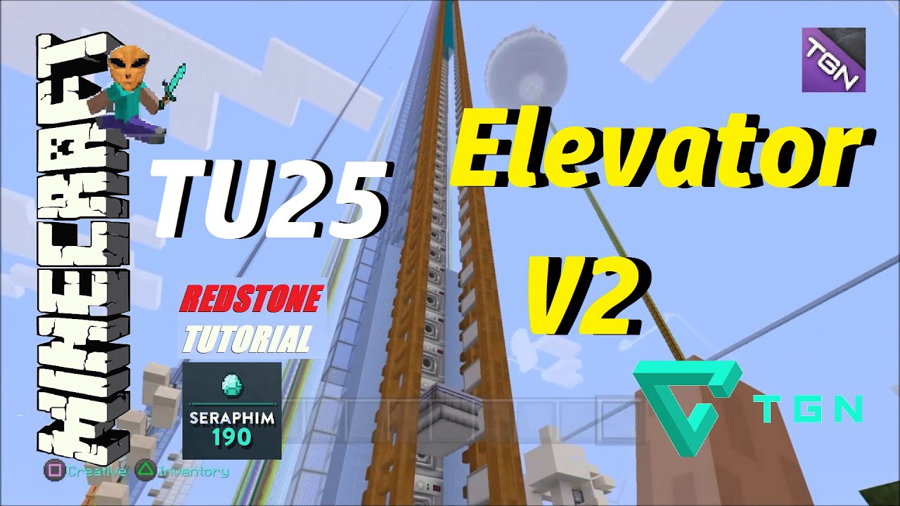 Minecraft: Boat Elevator V2 Very High & Fast! PS3 / PS4 TU25 RedStone ...