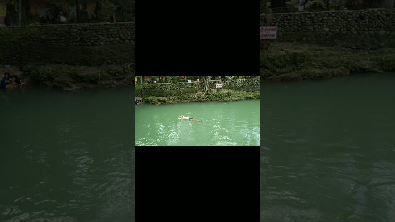 floating on top of the water,,at Mabinay spring resort. - YouTube