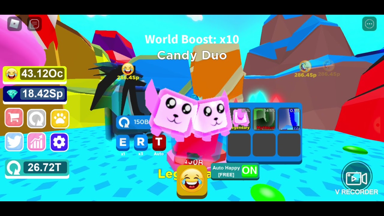 PRUBUJE ZDOBYĆ NAJLEPSZEGO PETA W ROBLOX HAPPY SIMULATOR! - YouTube