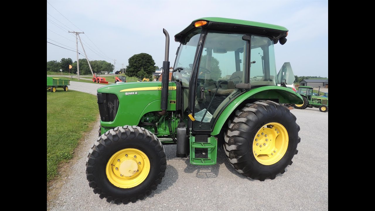2014 John Deere 5065E Tractor w/ Cab! Pre-Emission Engine! Good ...
