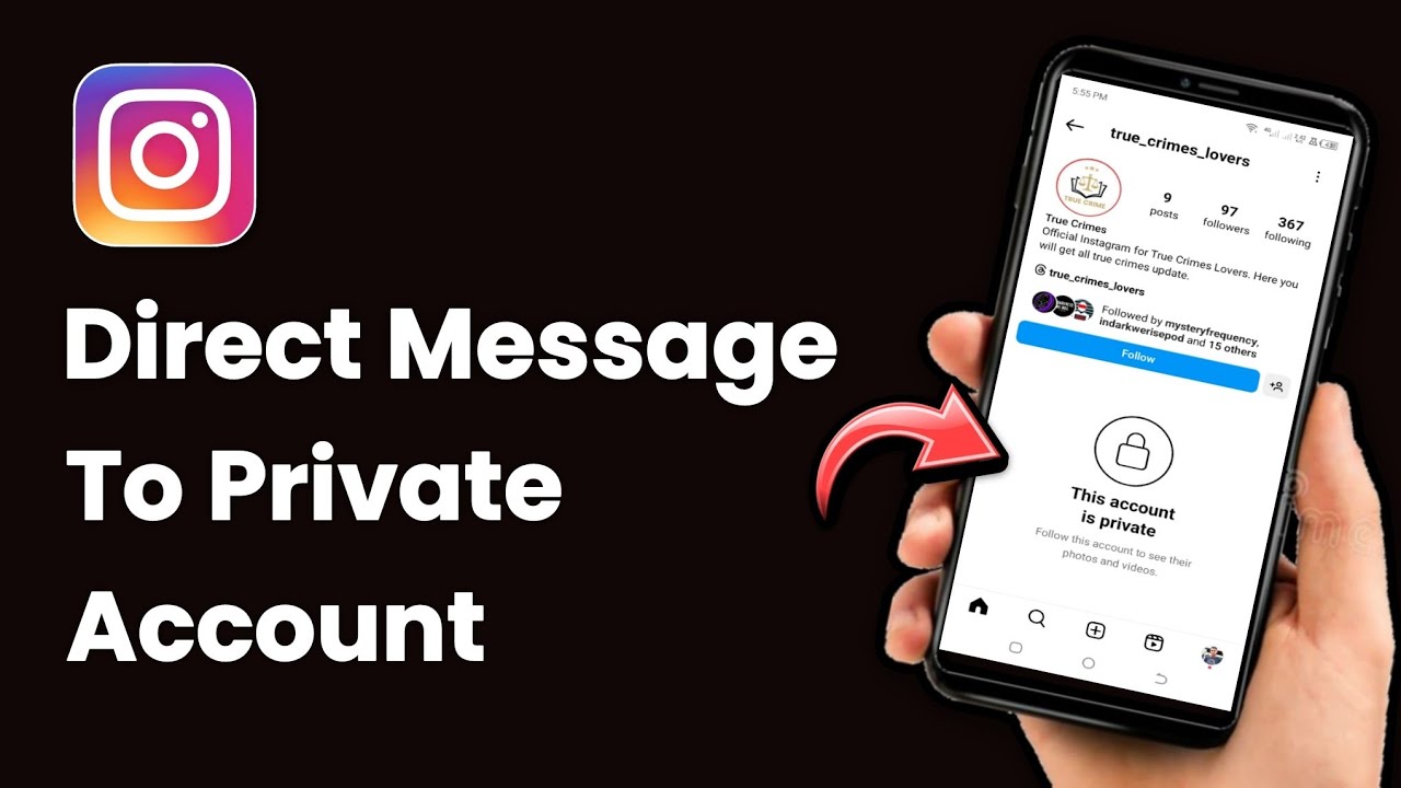 How to send Direct Message to Private Account on Instagram without ...