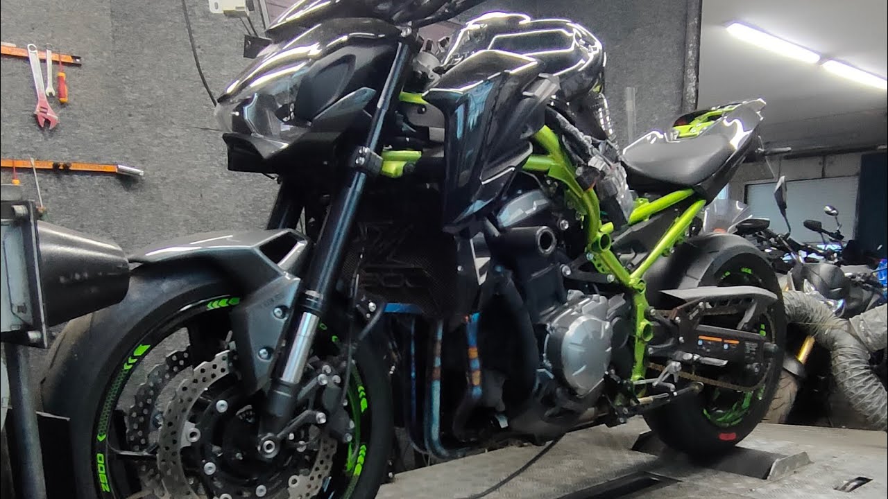 Kawasaki Z900e 2018 odblokowanie z 35kW + remap strojenie ECU na max ...