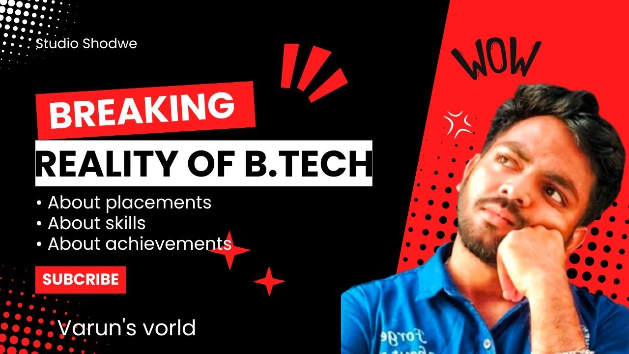 Must Do Things in Btech|| Reality of Btech|| Btech Roadmap||Skills ...
