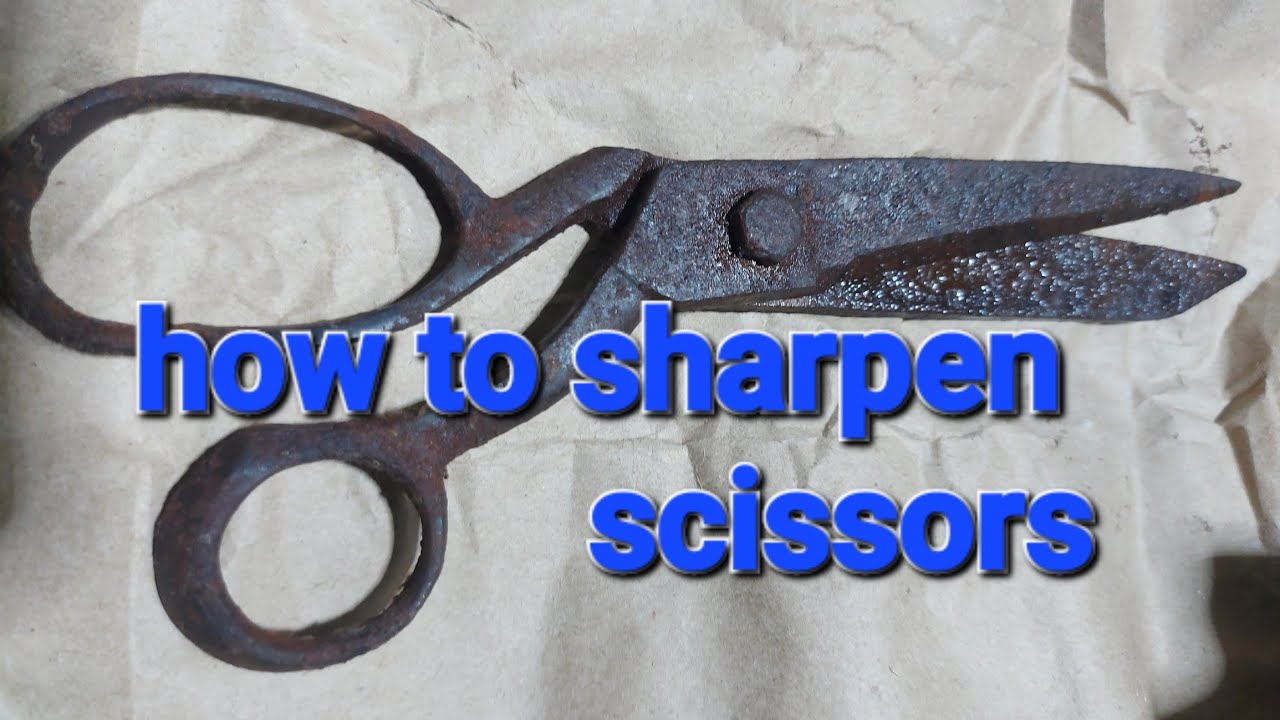 paano maghasa ng gunting pang tela#scissors #vaciador #sharpening#diy ...