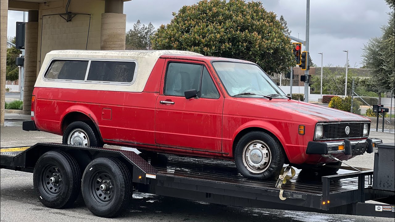 For Sale: 1980 Volkswagen Rabbit Caddie Pickup Truck DIESEL! - YouTube