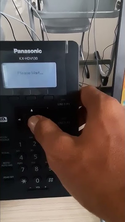 Cara Hard Reset IP Phone Panasonic KX-HDV130 - YouTube