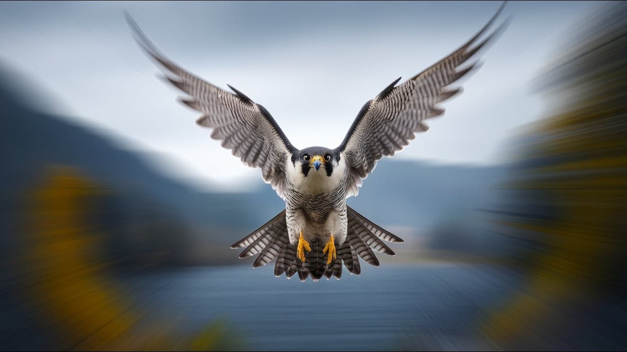The High Speed Dives of the Peregrine Falcon - YouTube