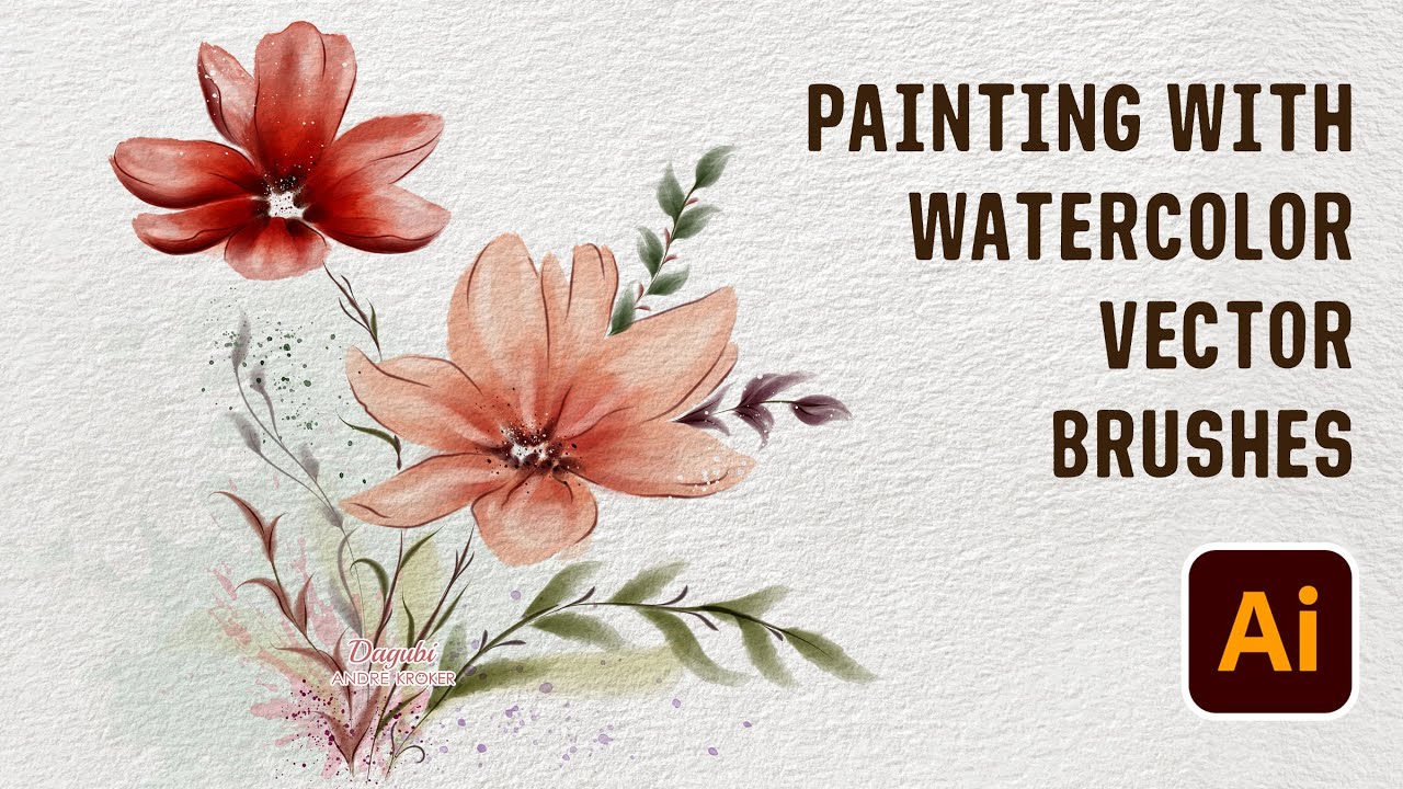 Adobe Illustrator Painting - How to Paint with Vector Watercolor ...