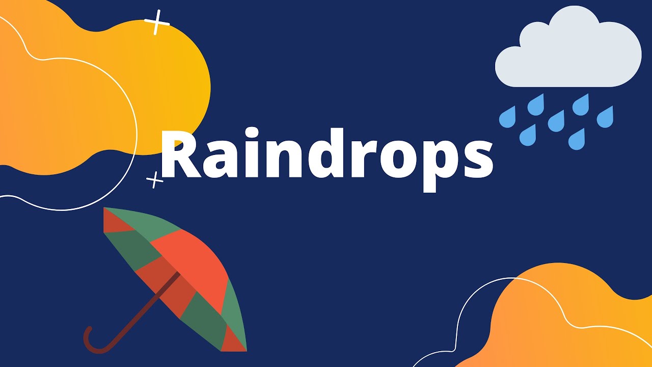 Raindrops [SONG] - YouTube