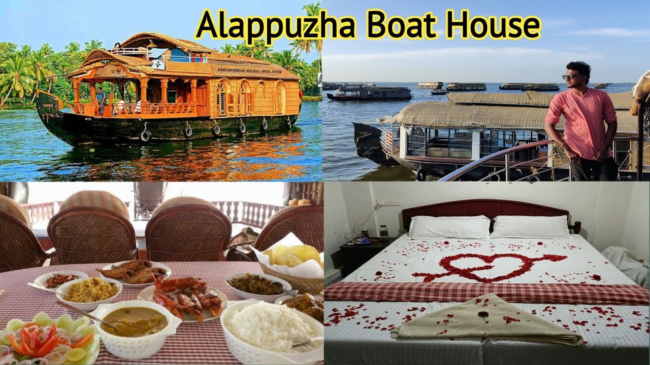Boat house Kerala | Alleppey house boat trip | Alappuzha Boat House ...