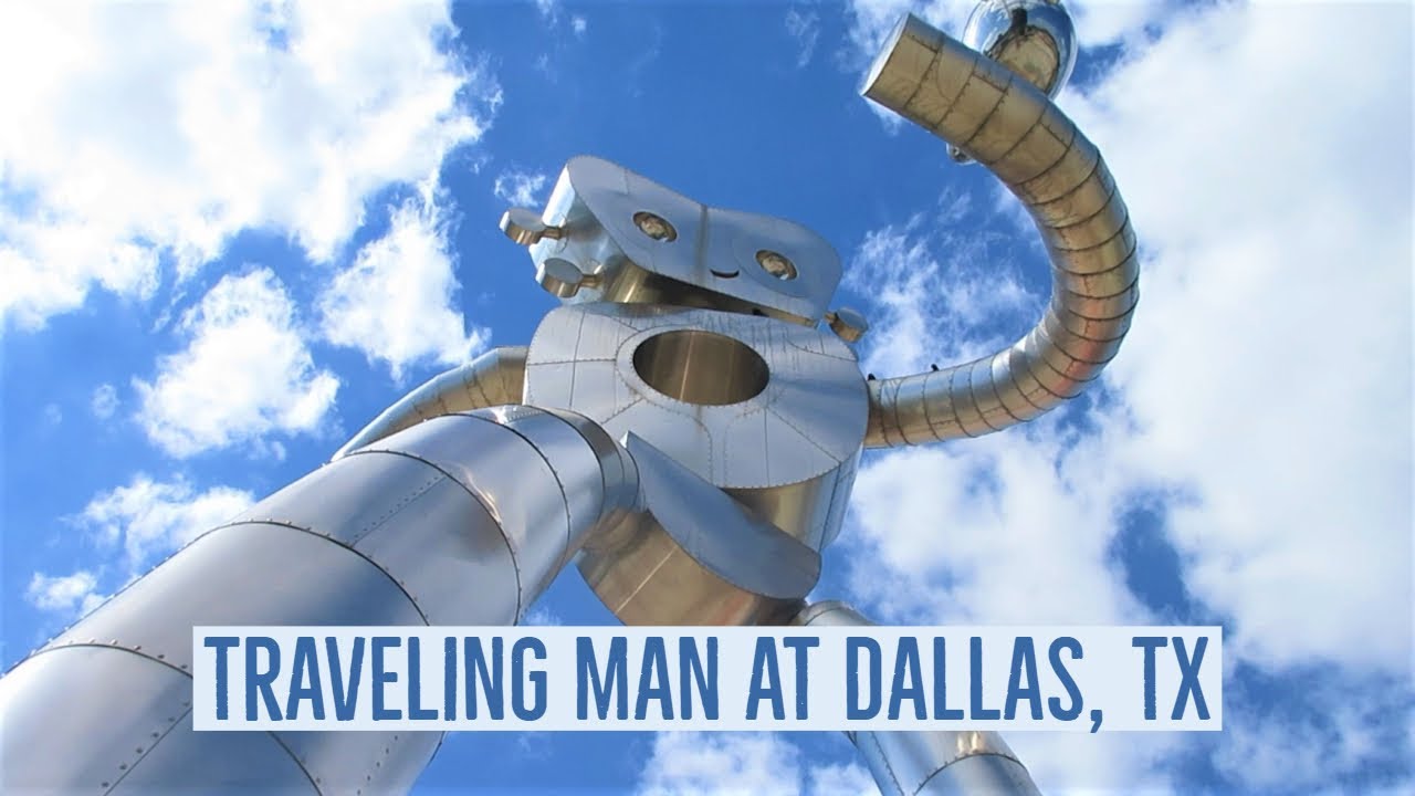 Traveling Man at Dallas, TX - Attractions at Texas - YouTube