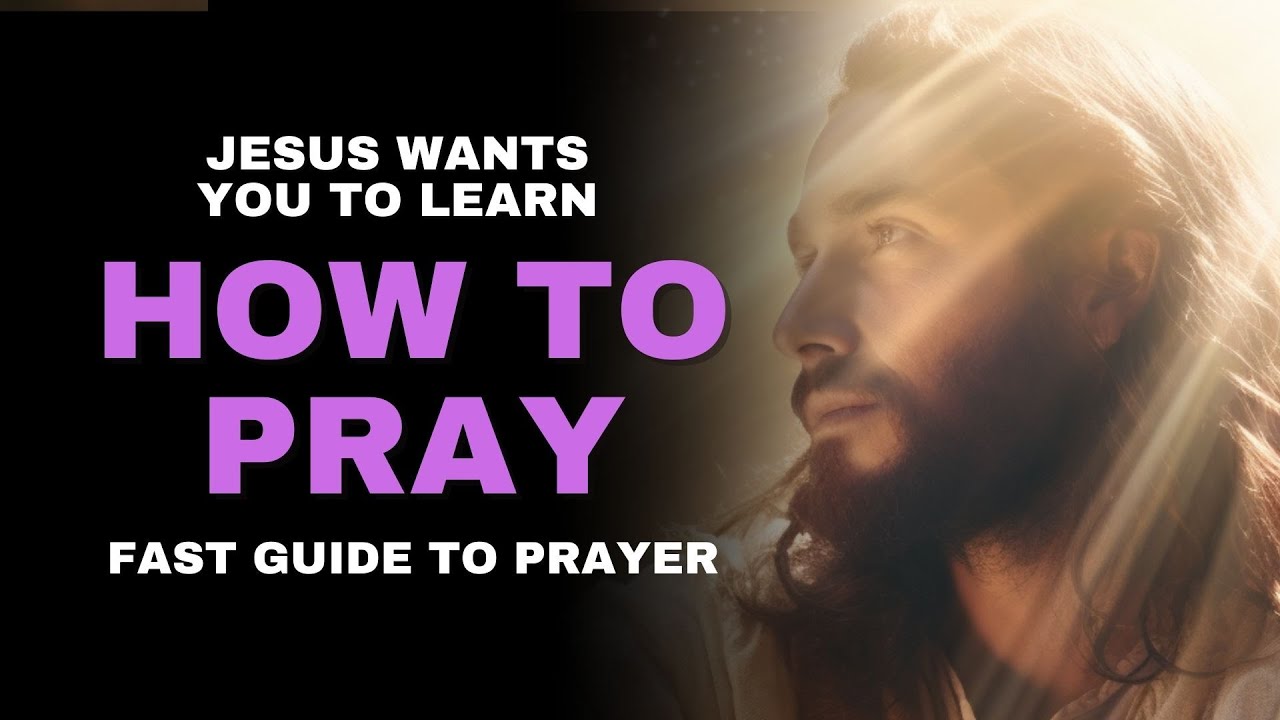 how to pray | guide to prayer Christianity #jesus #godsaystoday #prayer ...