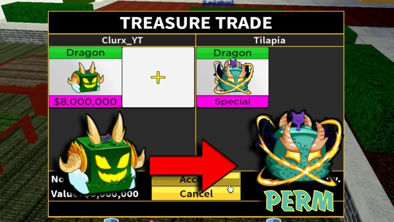 Trading Dragon to Perm Dragon !!! (Blox fruits) - YouTube