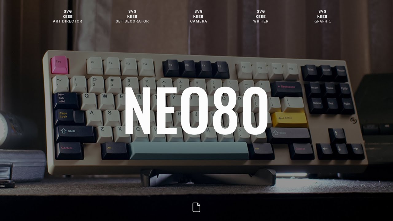Neo80 Build and Typing - YouTube