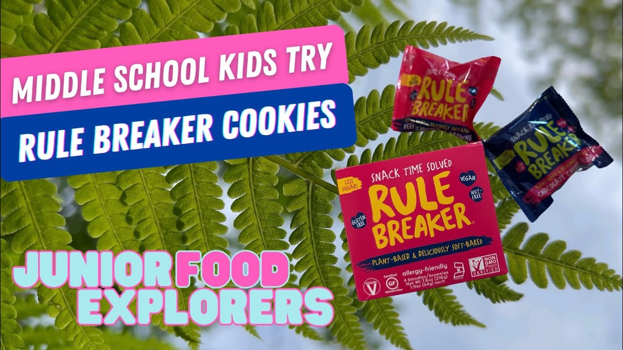Middle School Kids Try Rule Breaker Cookies - YouTube