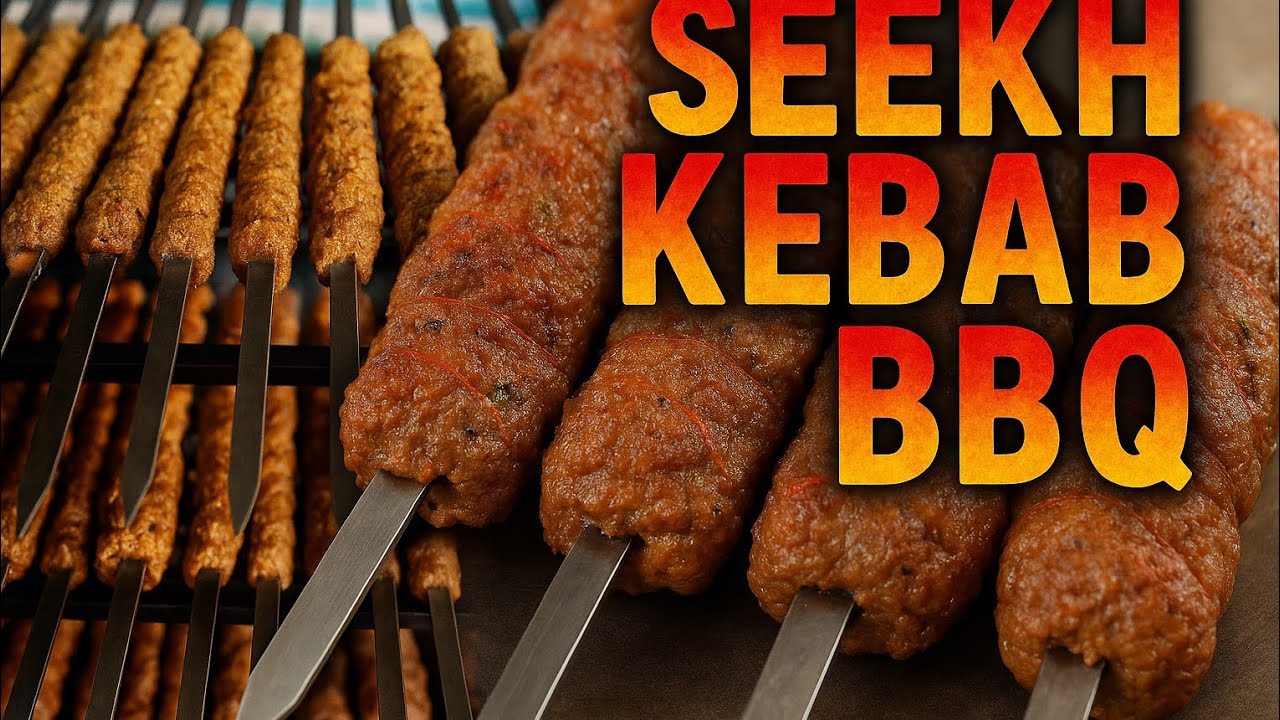 SEEK KEBAB BBQ Restaurant style yummy Recipe cooking craze - YouTube