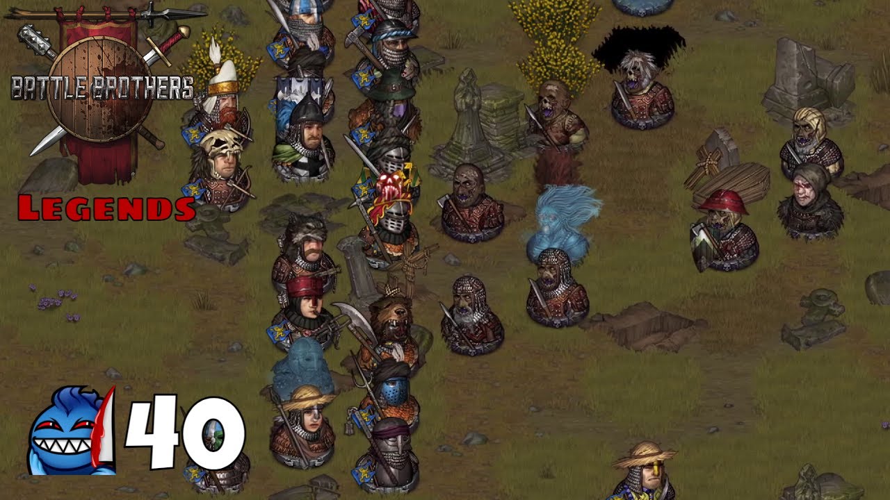 Battle Brothers Legends Mod - The Shieldless - Ep 40 Ambitions Galore ...