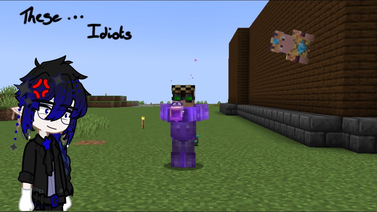 my friends pester me and cause chaos while I'm building my house - YouTube