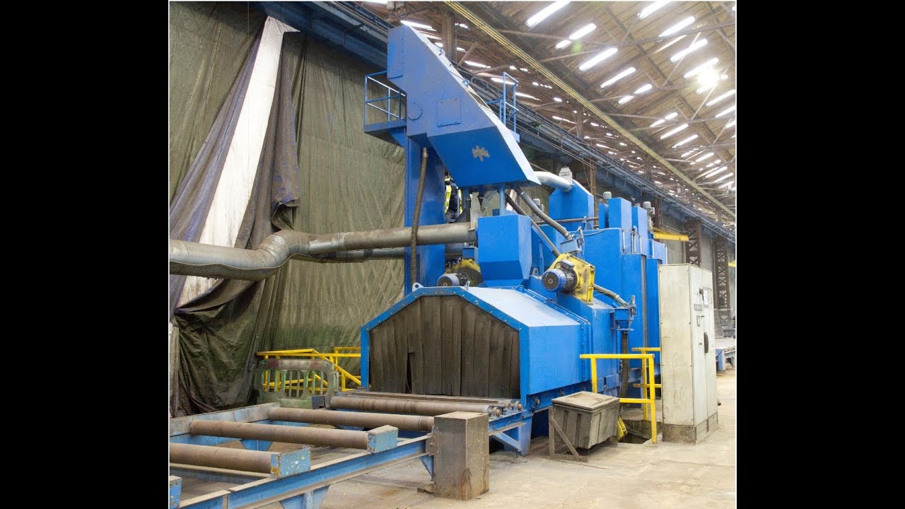 Pangborn SES Shotblast Machine - YouTube