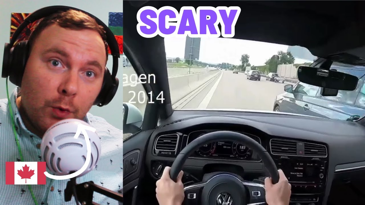 Canadian Reacts to Autobahn Crashes - YouTube