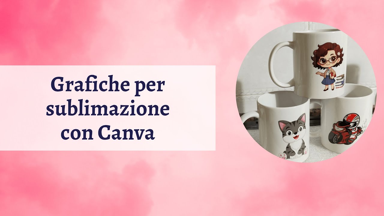 Sublimazione, come realizzare le grafiche, quale programma usare - YouTube