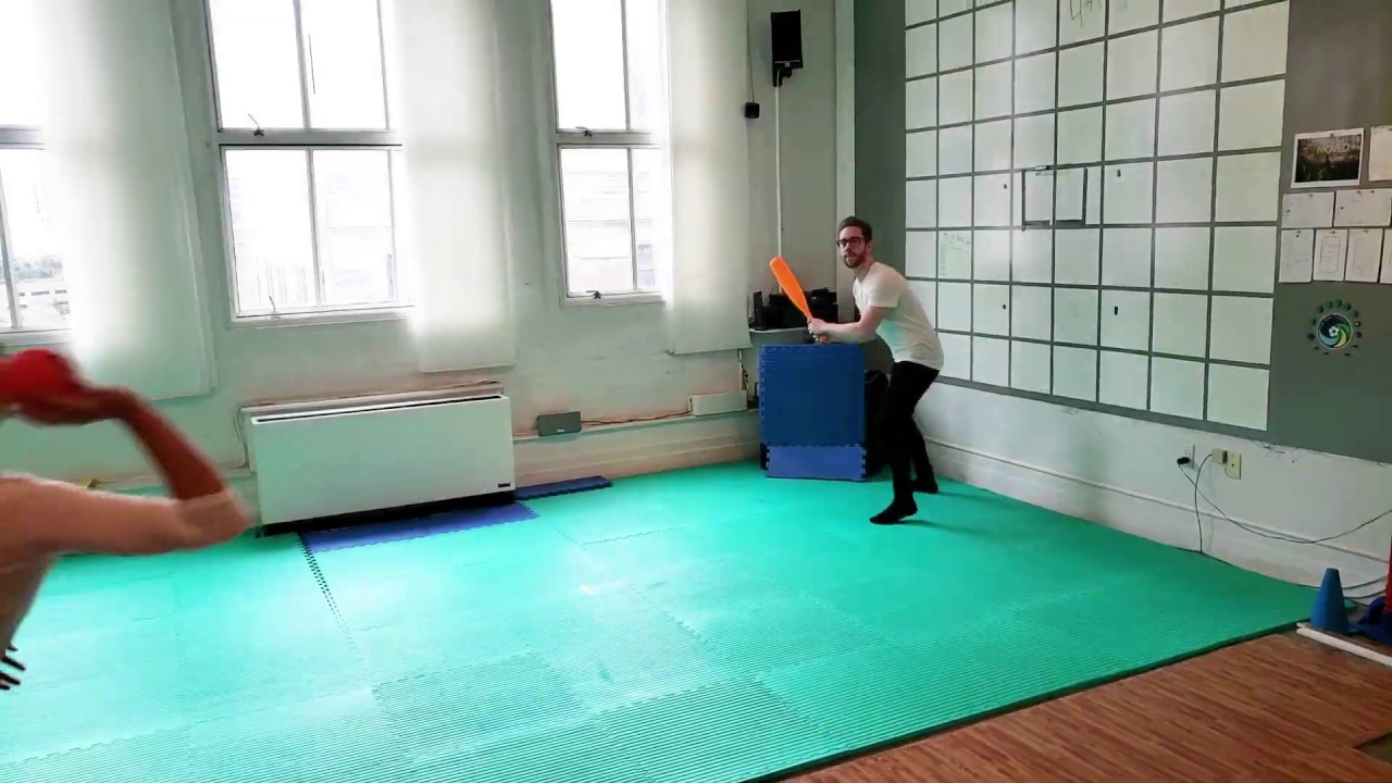 Basement Baseball: Office Edition - YouTube