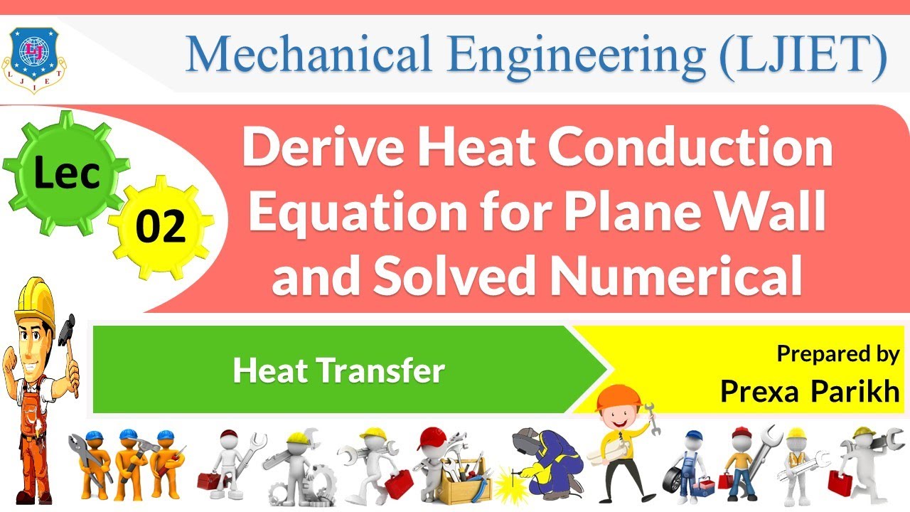L 2 Derive Heat Conduction Equation for Plane Wall and Solved Numerical ...